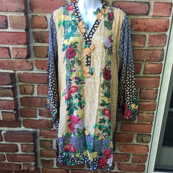 Bonanza Satrangi | Dresses | Bonanza Satrangi Floral Embroidery Dress ...